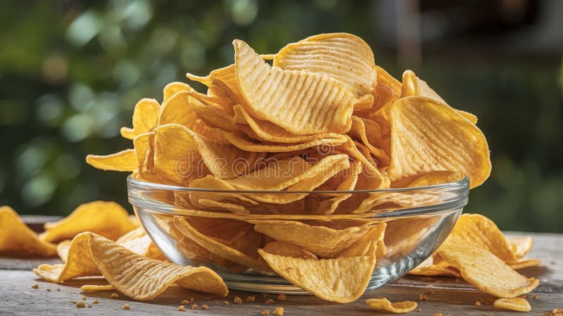 Crunchy Corn Chips Filling the Frame As a Snack Background Stock ...