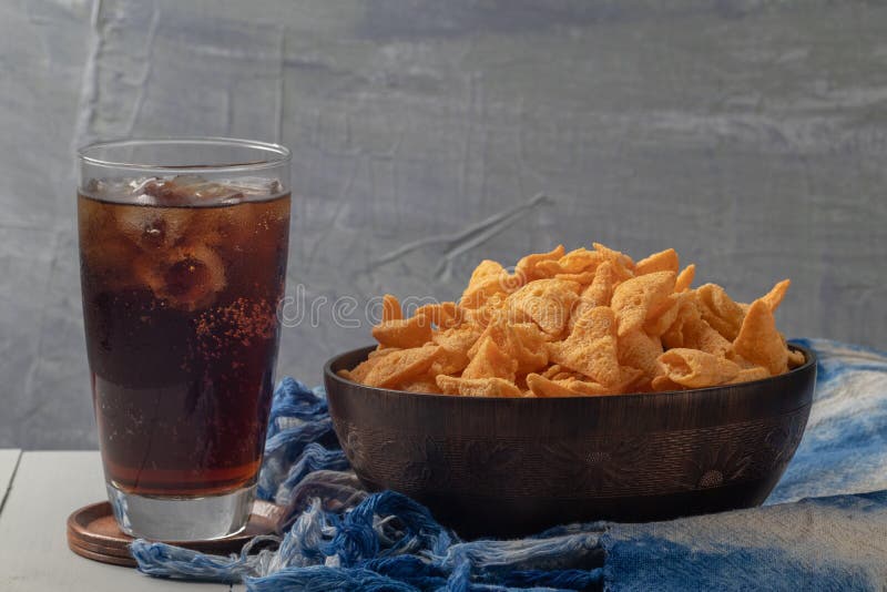 Crunchy corn cones snack stock photo. Image of flakes - 145022848