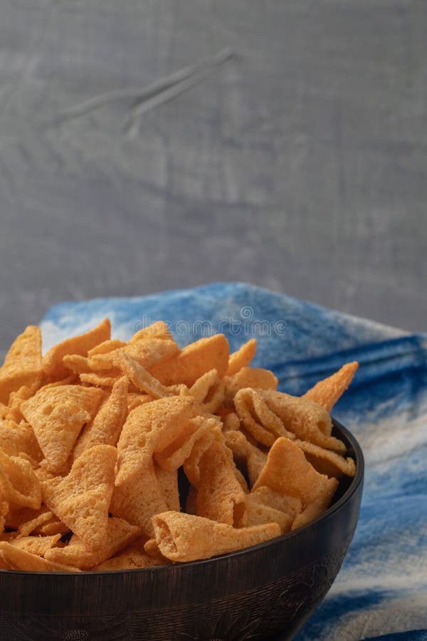 Crunchy corn cones snack stock image. Image of crispy - 145023191