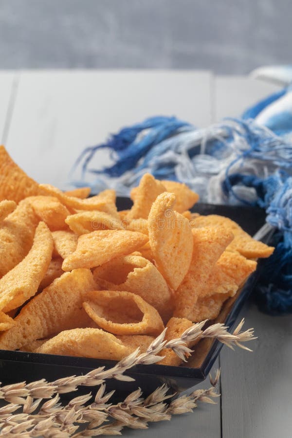 Crunchy corn cones snack stock photo. Image of diet - 145023610