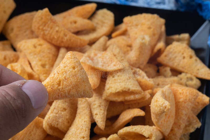 Crunchy corn cones snack stock photo. Image of delicious - 145023896