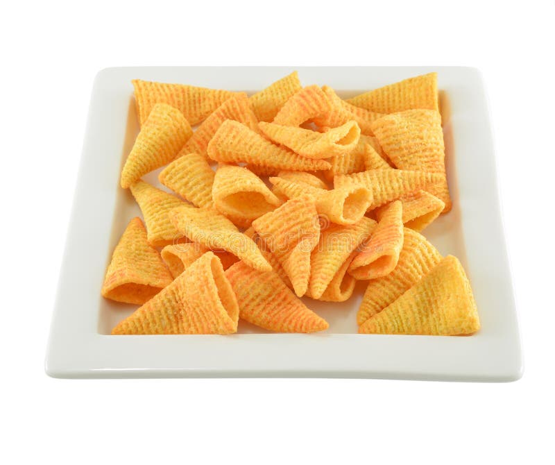Crunchy corn snacks stock image. Image of corn, isolation - 174048367