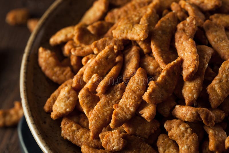 Crunchy Homemade Sesame Sticks Stock Photo - Image of appetizer ...