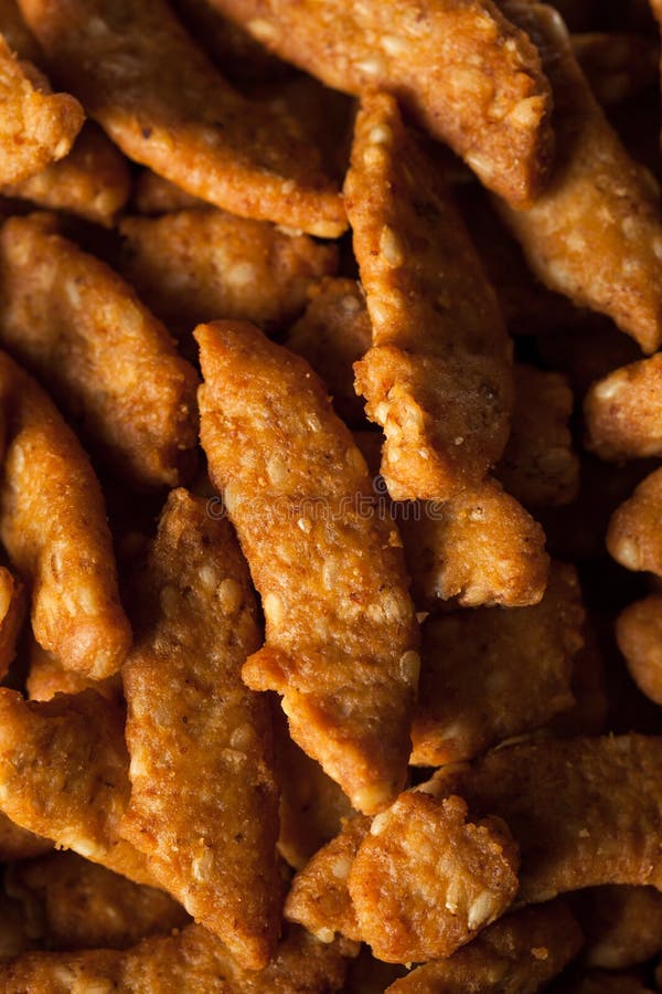 Crunchy Homemade Sesame Sticks Stock Photo - Image of nutrition ...