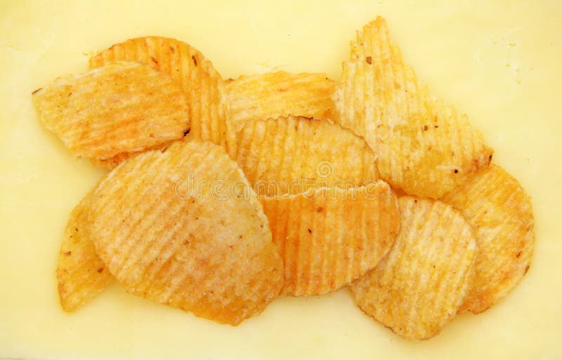 Crunchy potato chips stock image. Image of cheese, healthy - 70739621