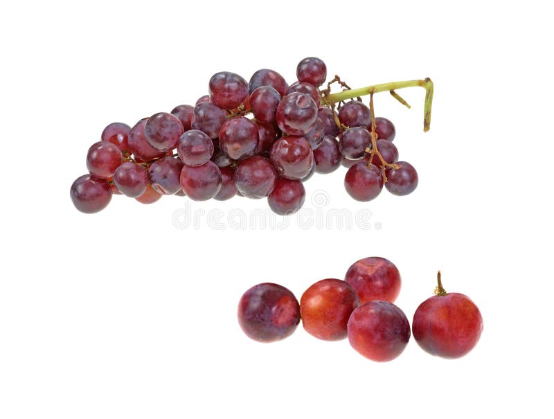 Crunchy Red Grapes stock image. Image of fruit, five - 38756599