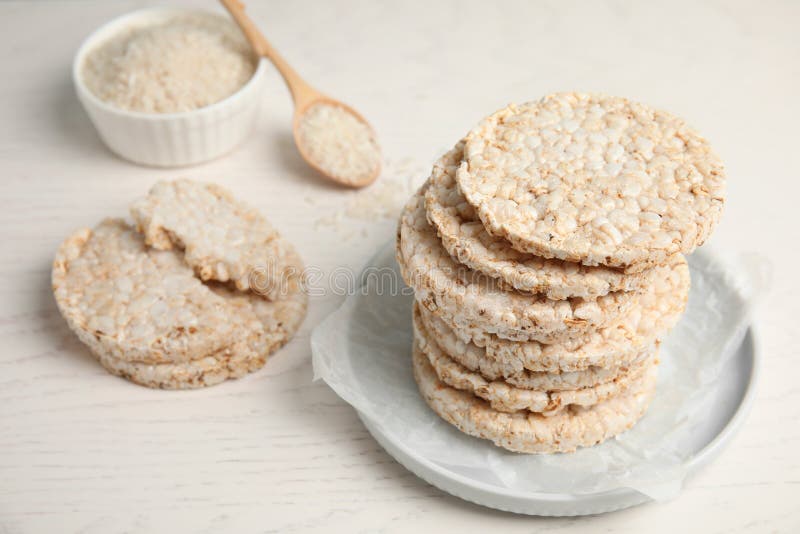 Crunchy rice cakes stock image. Image of crispbread - 136213067