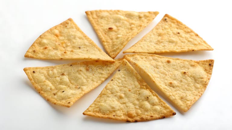 Crunchy Triangular Tortilla Chips Arrangement for Snacks and Parties ...
