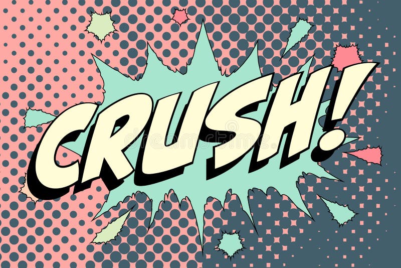 Crush Abstract Cartoon Frame Vector Background. Sketch Stock Vector ...