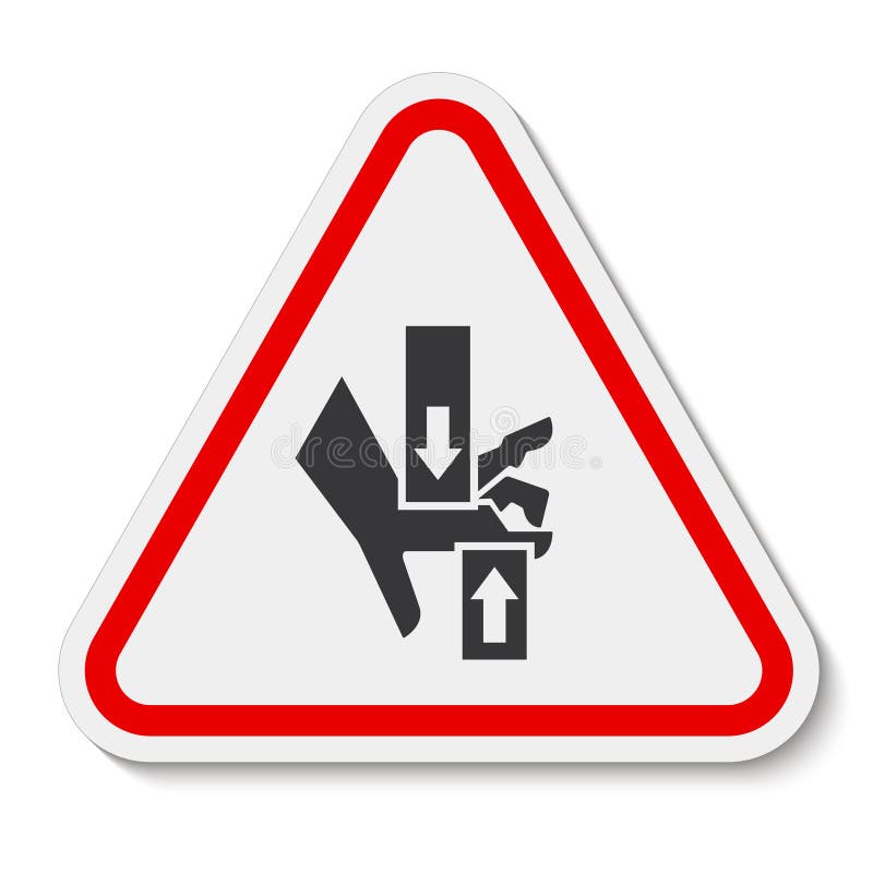 Crush Hand Top Bottom Symbol Sign Isolate on White Background,Vector ...