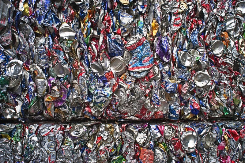 Baled Scrap Metal stock image. Image of aluminum, technology - 20878083
