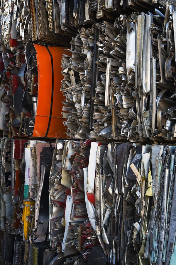 Baled Scrap Metal stock photo. Image of metal, scrap - 20878158