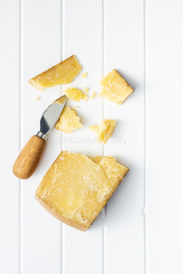 Crushed block of cheese stock image. Image of crushed - 159554397