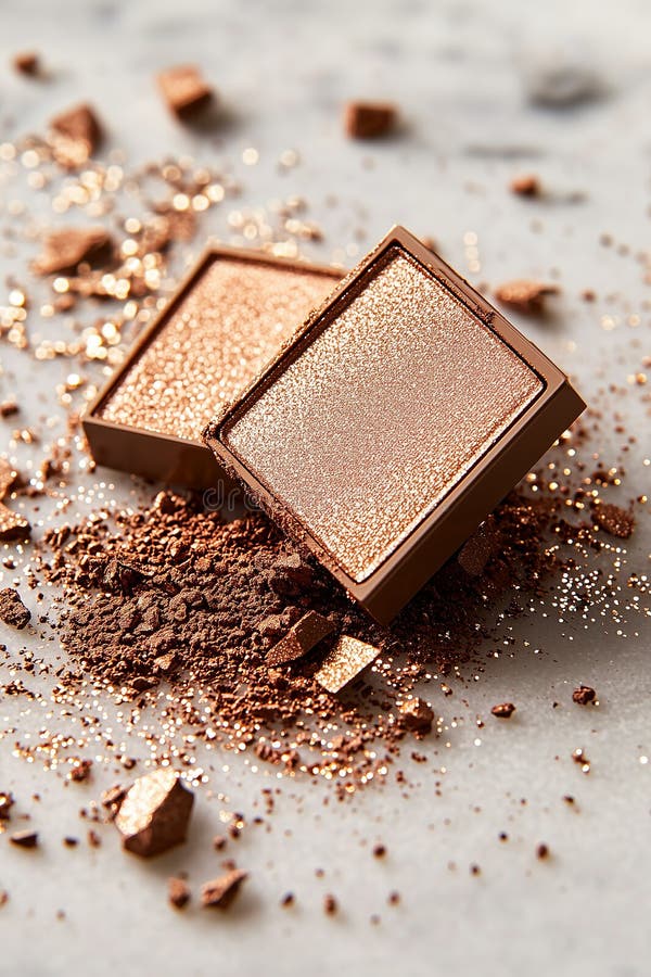 Crushed and Broken Bronze/copper Eyeshadow. Perfect for Beauty and ...