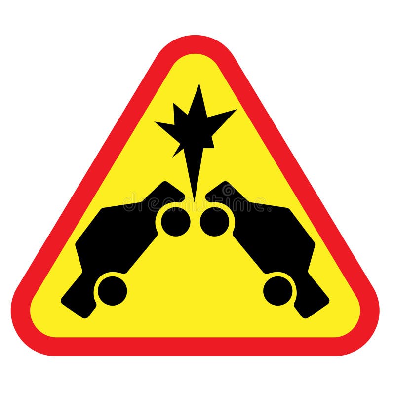 Car Accident Triangle Stock Illustrations – 868 Car Accident Triangle ...