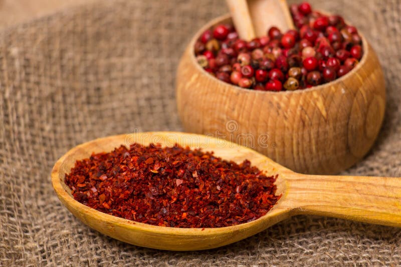 Crushed chilli stock photo. Image of burning, asian, food - 61505298
