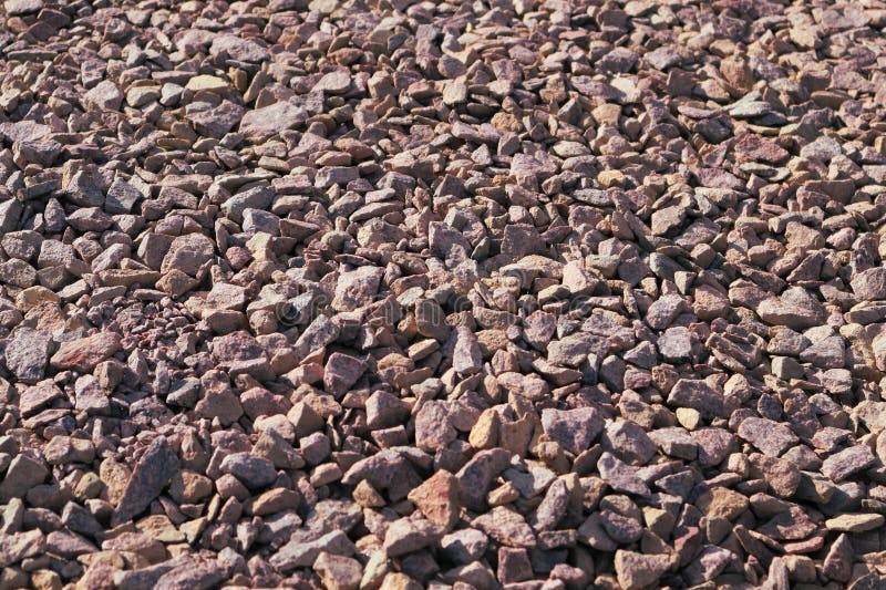 Crushed Granite Background. Rough Texture. Construction Materials ...