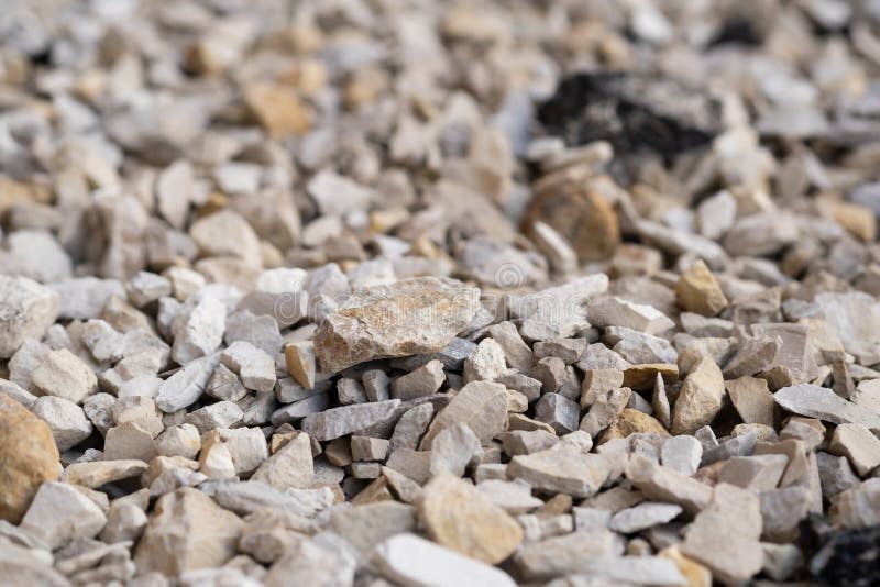 Crushed Gravel. Crushed Stone Background Stock Photo - Image of ...