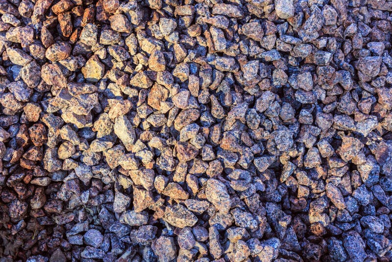 Crushed gravel texture stock photo. Image of pebble, ballast - 59251248