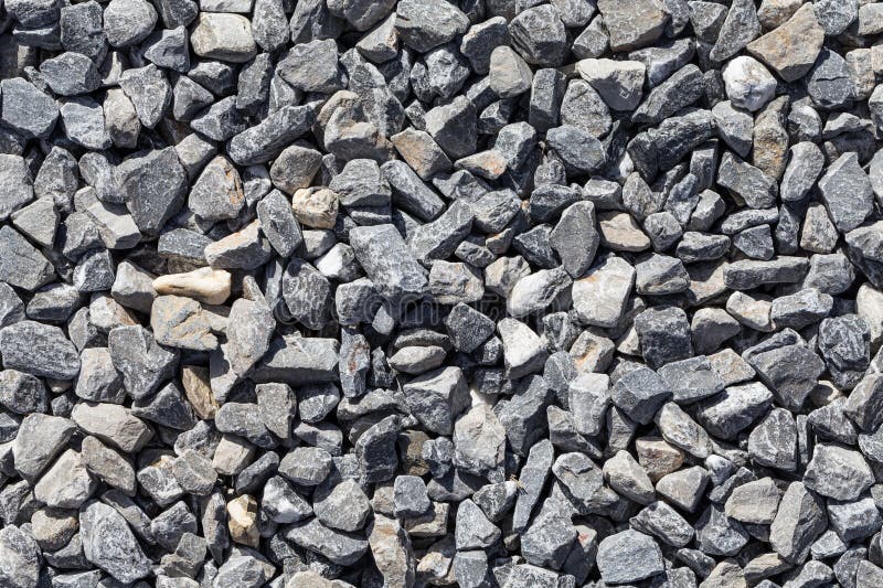 Crushed grey stones stock image. Image of ground, textured - 302531229