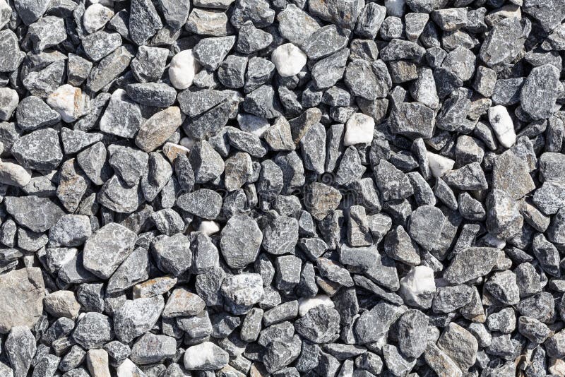 Crushed grey stones stock photo. Image of rough, ground - 65519878