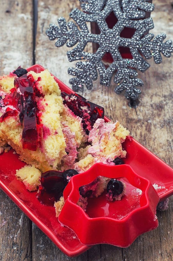 Crushed homemade cake stock image. Image of bake, sweet - 36401357