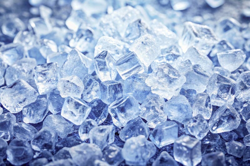 Crushed Ice in Front of the White Background Stock Illustration ...