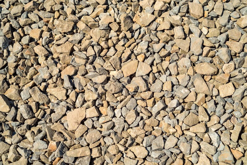 Crushed Limestone Aggregate Stock Photo - Image of filler, crushed ...