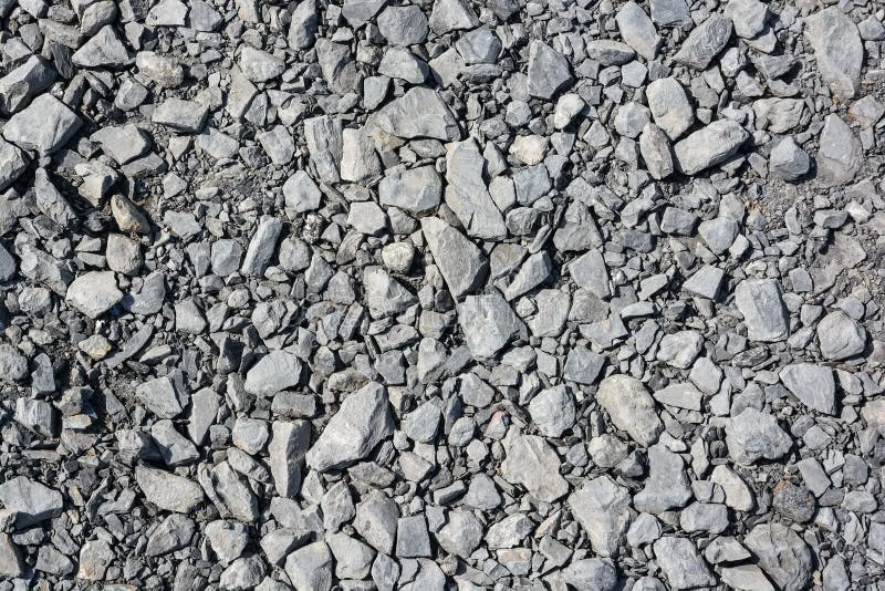 Crushed Limestone Aggregate Stock Photo - Image of limestone ...