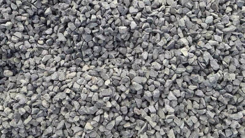 Crushed Limestone Aggregate. Close Up - Camera Zoom in Stock Video ...