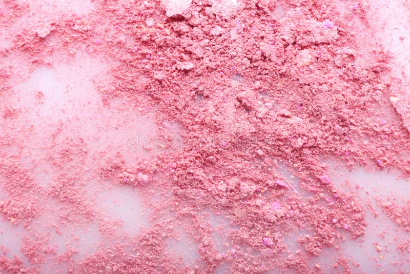Crushed Makeup Powder on White Background Stock Photo - Image of ...