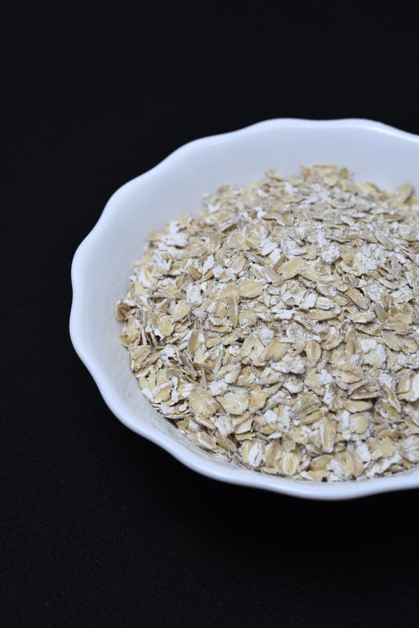 Crushed Pearl Barley. Pearl Flakes Stock Image - Image of pearl, cook ...