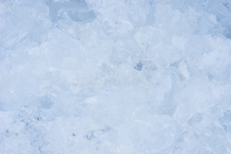 Crushed Pieces of Ice with Snow Background Texture Stock Image - Image ...