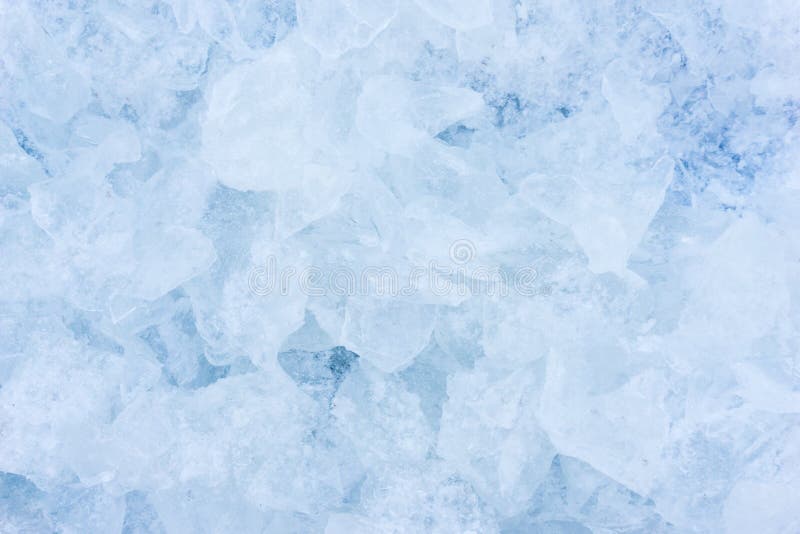 Crushed Pieces of Ice with Snow Background Texture Stock Image - Image ...