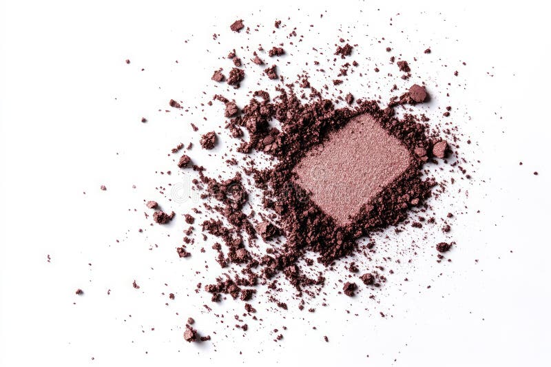 Crushed Pink Eye Shadow on White Background. AI Image Stock Image ...