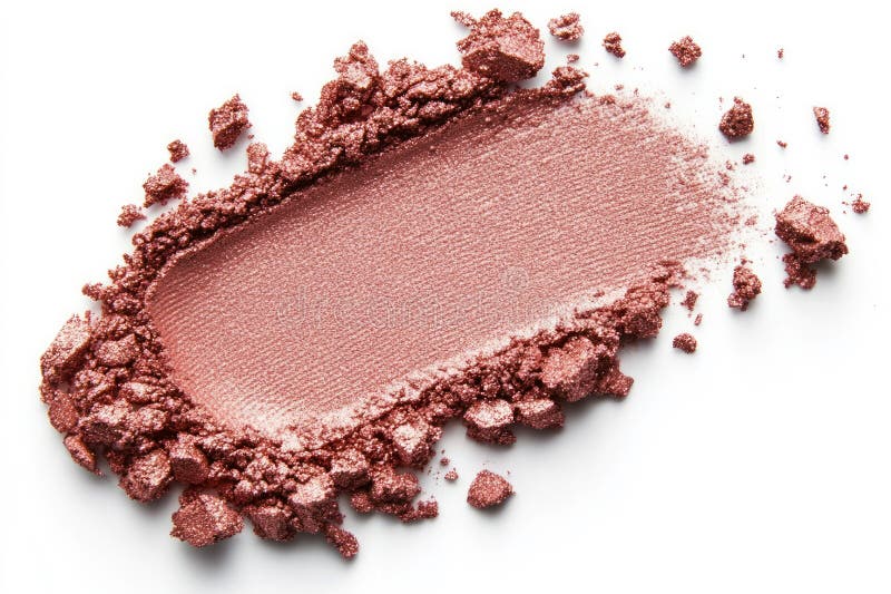 Crushed Pink Eye Shadow on White Background. Neural Network AI ...
