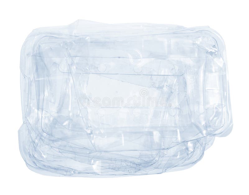 Crushed Plastic Box stock image. Image of isolated, beverage - 70338289
