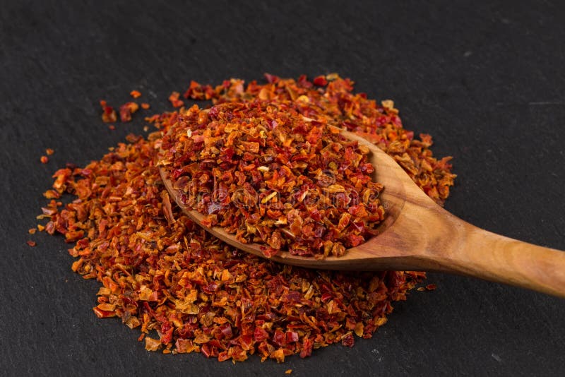 Crushed red chili pepper stock image. Image of herbal - 71470603