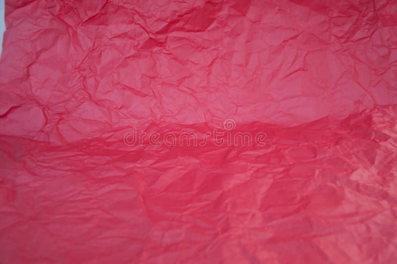 Crushed red paper texture stock photo. Image of wrinkle - 64342008