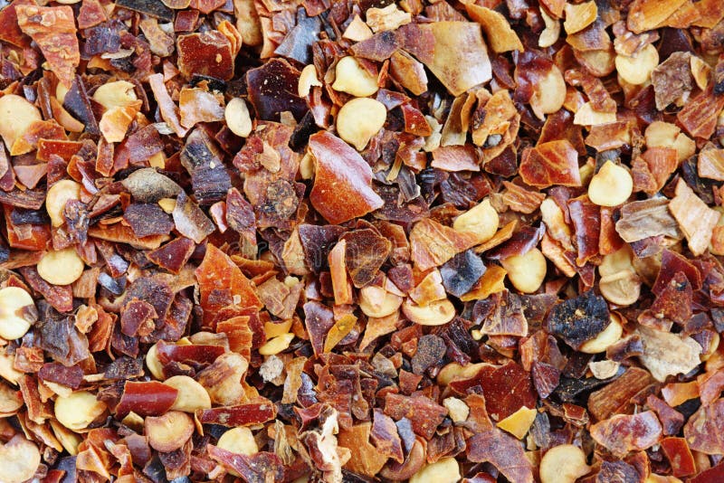 Crushed red pepper stock image. Image of zesty, close - 22153555
