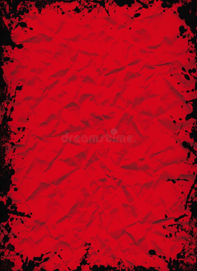 Crushed red sheet stock illustration. Illustration of border - 19638931
