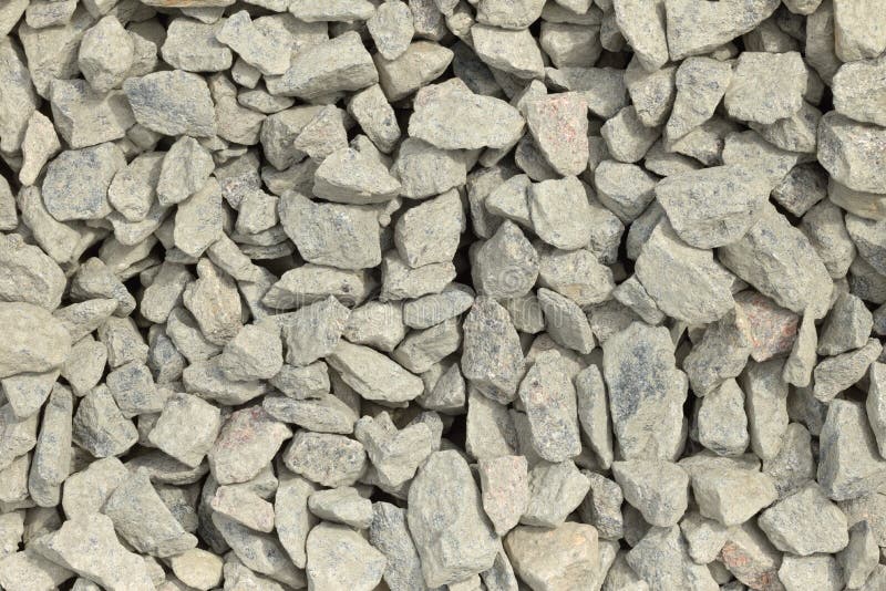 Crushed Stone Or Angular Rock Stock Photo - Image of down, grey: 85031522