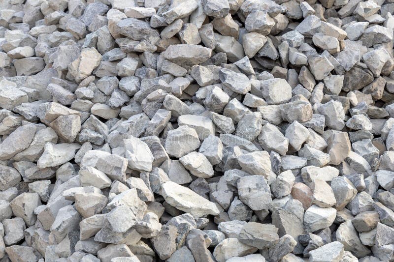 Crushed Stone, Building Material Texture, Full Frame. Bulk Material for ...