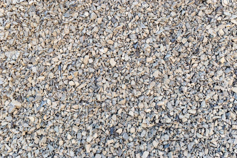 Crushed Stone for Construction and Concrete Production Stock Photo ...