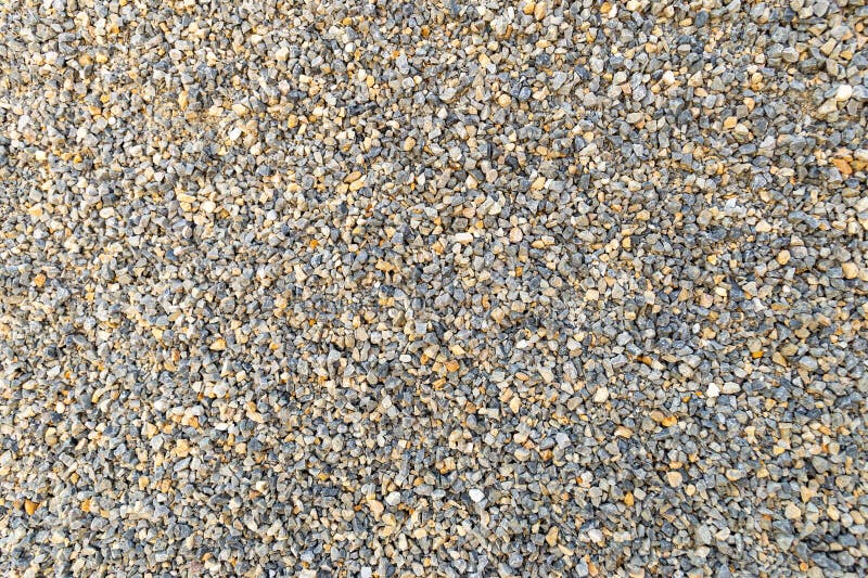 Crushed Stone for Construction and Concrete Production Stock Image ...