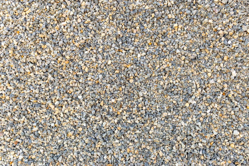 Crushed Stone for Construction and Concrete Production Stock Image ...