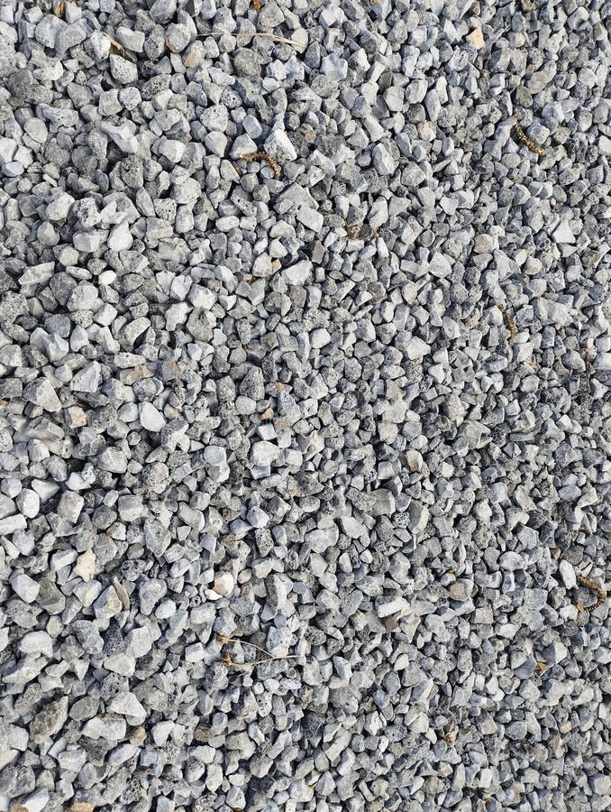 Crushed Stone for Construction Stock Image - Image of steel, texture ...