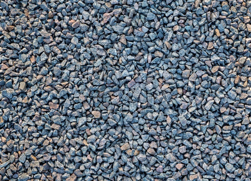 Crushed Stone Scattered on the Ground. Large Crushed Stone for ...