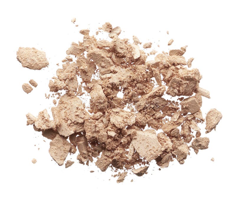 Crushed Texture of Light Beige Eye Shadow or Powder Stock Image - Image ...