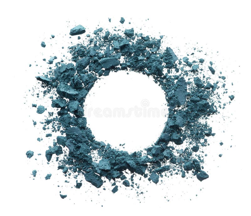 Crushed Texture of Navy Blue Eye Shadow or Powder Stock Image - Image ...
